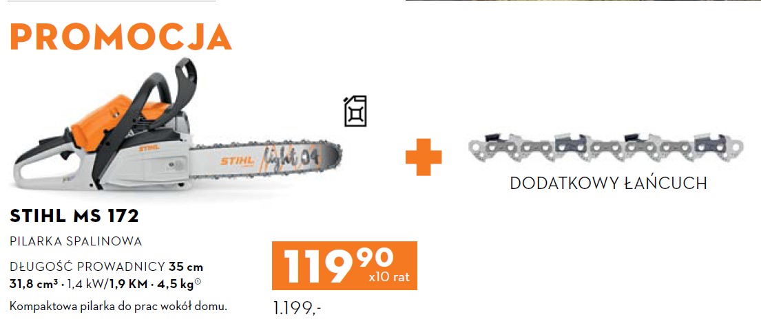 Pilarka spalinowa STIHL MS 172